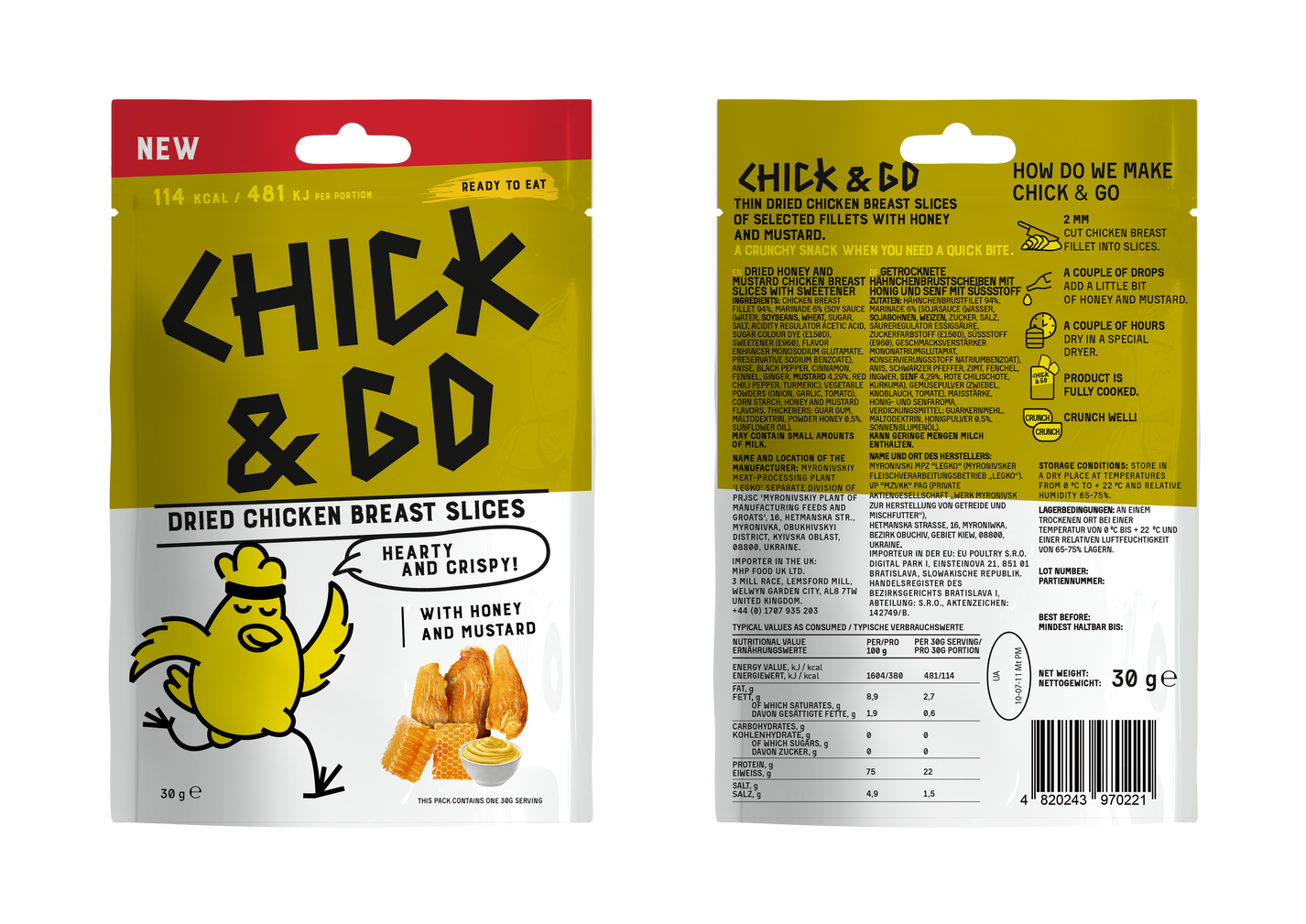 Dried Chicken Snacks Sample Pack – Chick&Go